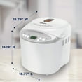 Oster Artisan Bread Machine, Expressbake Maker with Gluten-Free Setting, White - Walmart.com