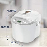 Oster Artisan Bread Machine, Expressbake Maker with Gluten-Free Setting, White - Walmart.com