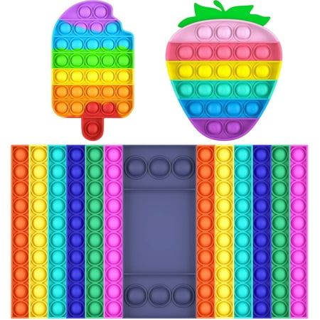 3 Packs Big Jumbo Pop Its It Fidget Giant Mega Push Bubble Popit Poppet ...