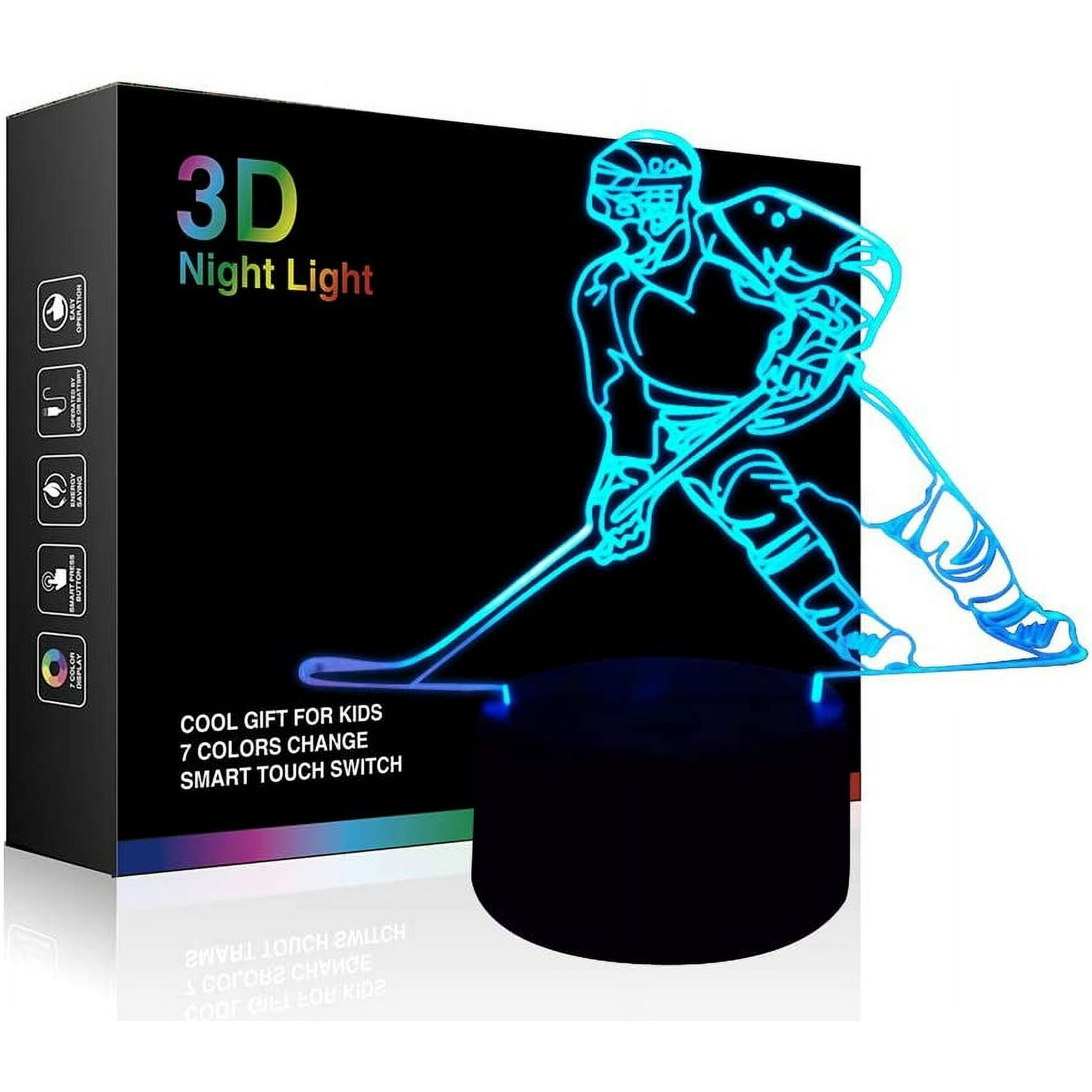 Click here for Unbranded Hockey Player 3d Lamp Night Lights For K... prices