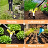 KAMIDA Garden Hoe,Scuffle Hoes,Garden Tool,for Weeding Gardening Long ...