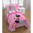 Disney Minnie Mouse 2-Piece Pink Child Comforter and Sham Set, Twin ...