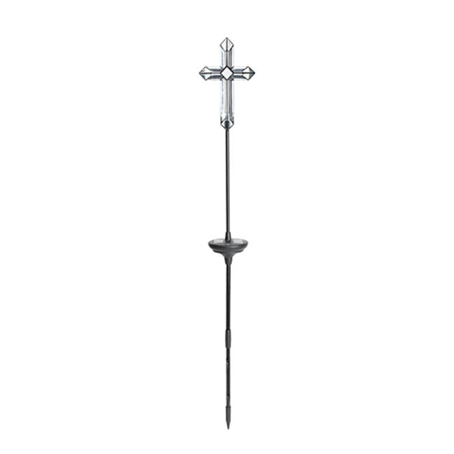 Solar Powered LED Acrylic Cross Garden Stakes, Pack of 3 - Walmart.com