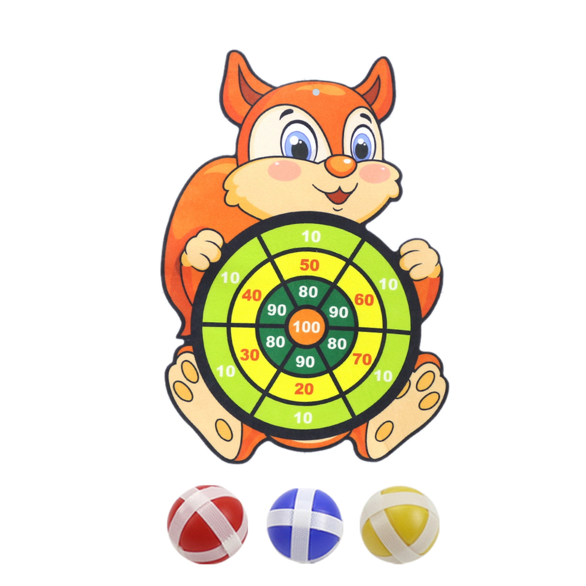 Pudcoco Baby Dart Ball Toy Cartoon Pattern Themed Board Throwing Game ...