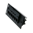 6-Port CAT5e Shielded Patch Panel RJ45 10G Ready Metal Housing Color ...