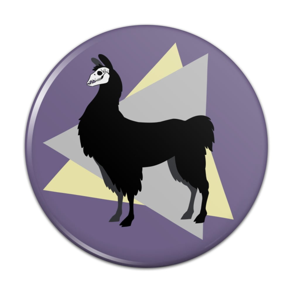 Gothic Llama Pinback Button Pin - Walmart.com