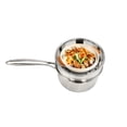 2-in-1 Stainless Steel Steamer Pot, 1.37 Qt Saucepan + Steamer Basket ...