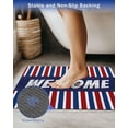Bath Rugs,Independence Day Welcome Text Absorbent Diatomaceous Earth ...