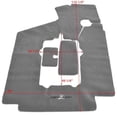 Ski Centurion Boat Snap In Carpet | Enzo Gray 3 Piece Set - Walmart.com