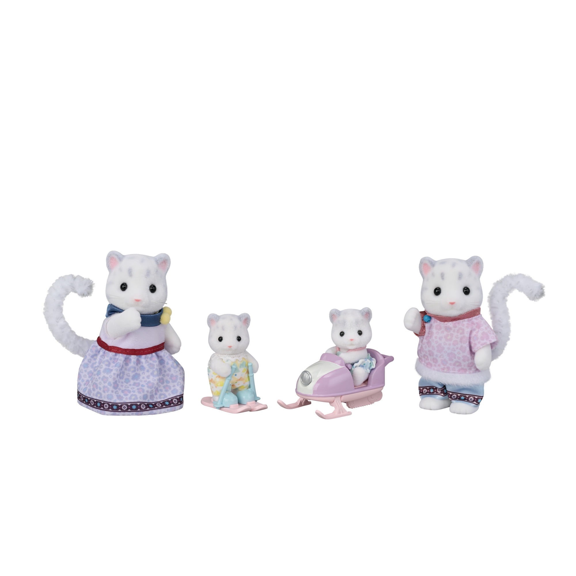 Click here for Calico Critters Snow Leopard Family  Set Of 4 Coll... prices