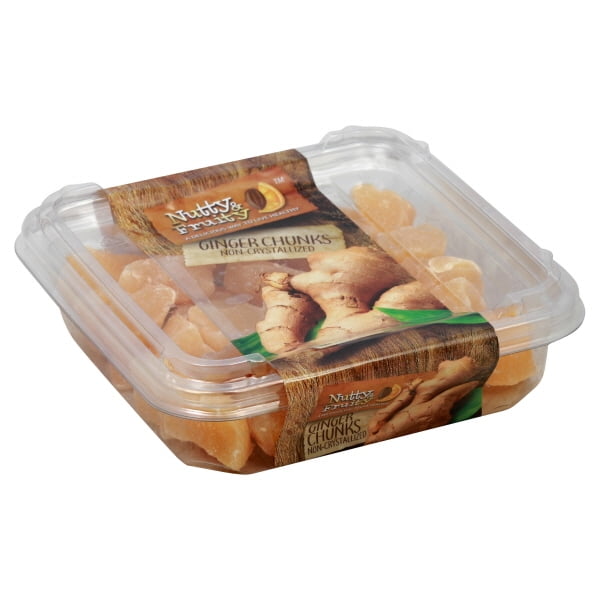 NUTTY & FRUITY Dried Ginger Chunks - 283 Grams (10oz) - Walmart.com