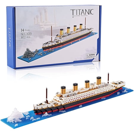 HHHC Titanic Toy Model Kit for Adults and Kids Micro Blocks 1872 Pcs ...