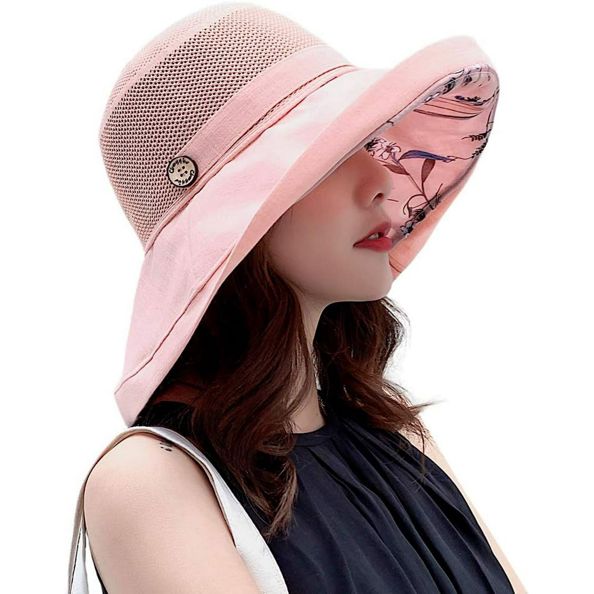 Click here for Oruyrop Women Mesh Sun Hats Summer Beach Uv Protec... prices