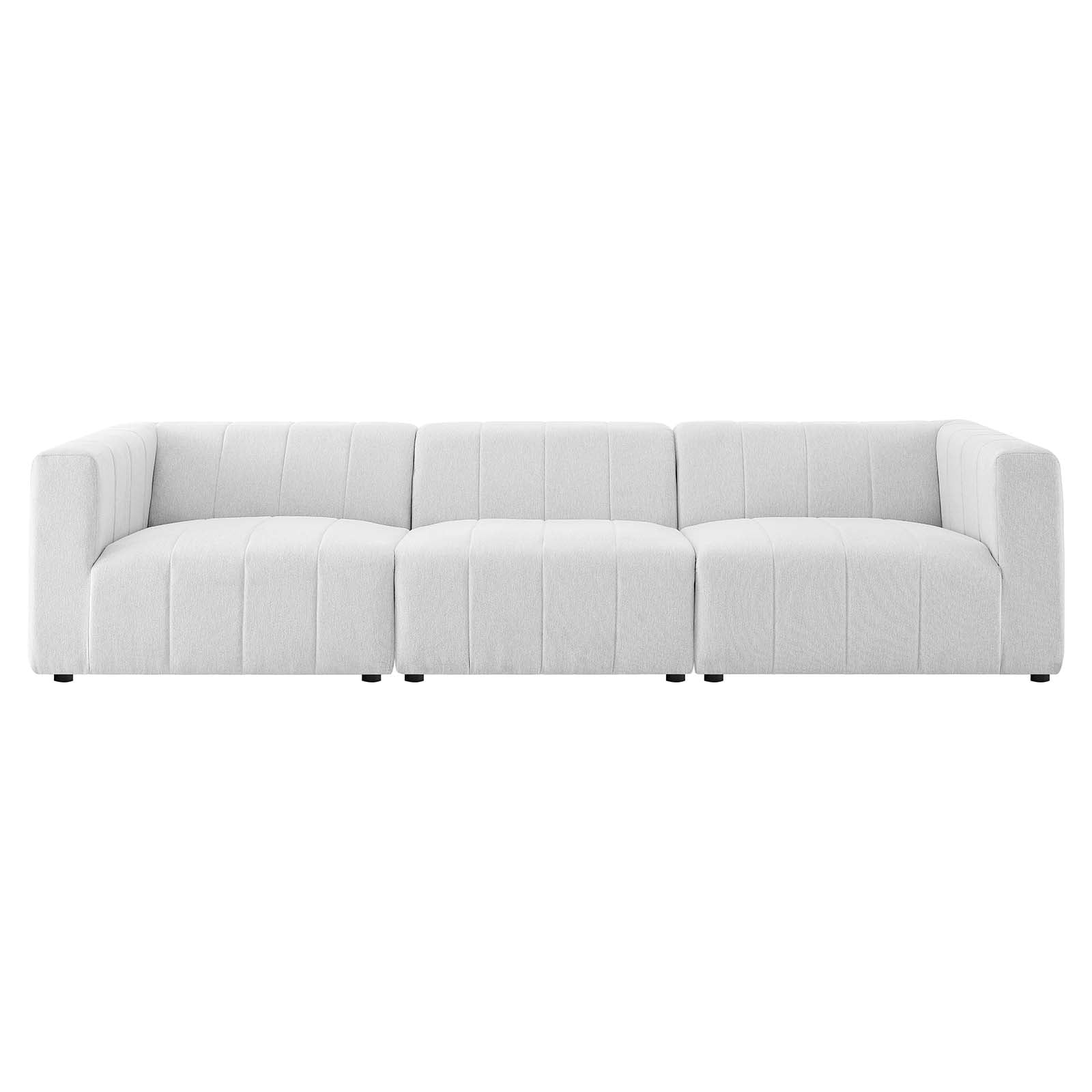 Sofa, Fabric, Ivory White, Modern Contemporary Urban Design, Living ...