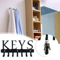 JDEFEG Temporary Wall Adhesive Key Holder Hook Heavy Duty Hook Key ...