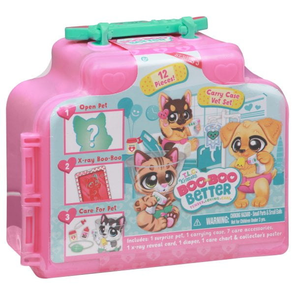 T.L.C. Kritters Boo Boo Better Mystery Vet Carry Case Series 3 - 12 ...