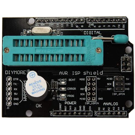 AVR ISP Shield Burning Burn Bootloader Programmer for Arduino UNO R3 ...