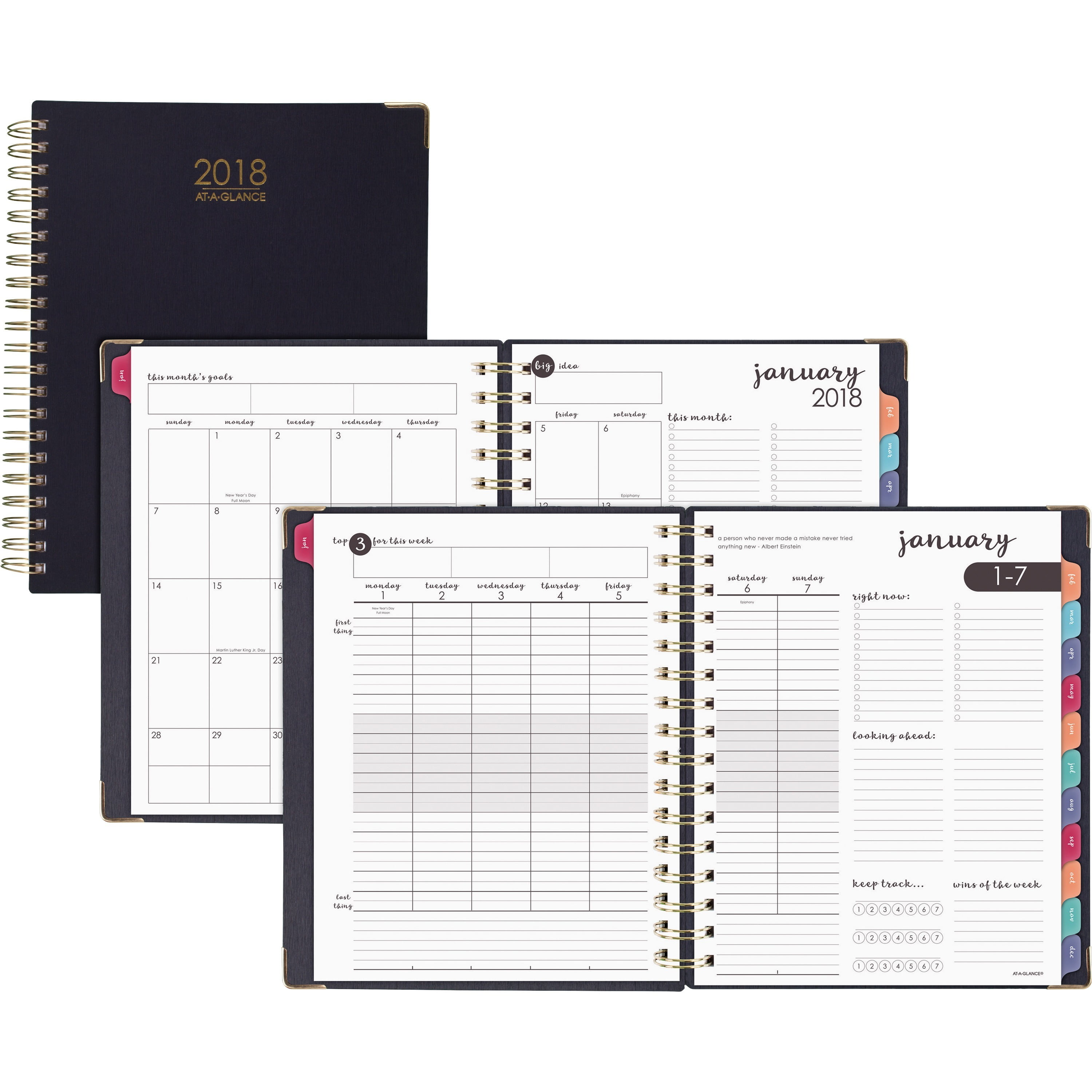 At-A-Glance, AAG609990520, Harmony Weekly/Monthly Hardcover Planner, 1 ...
