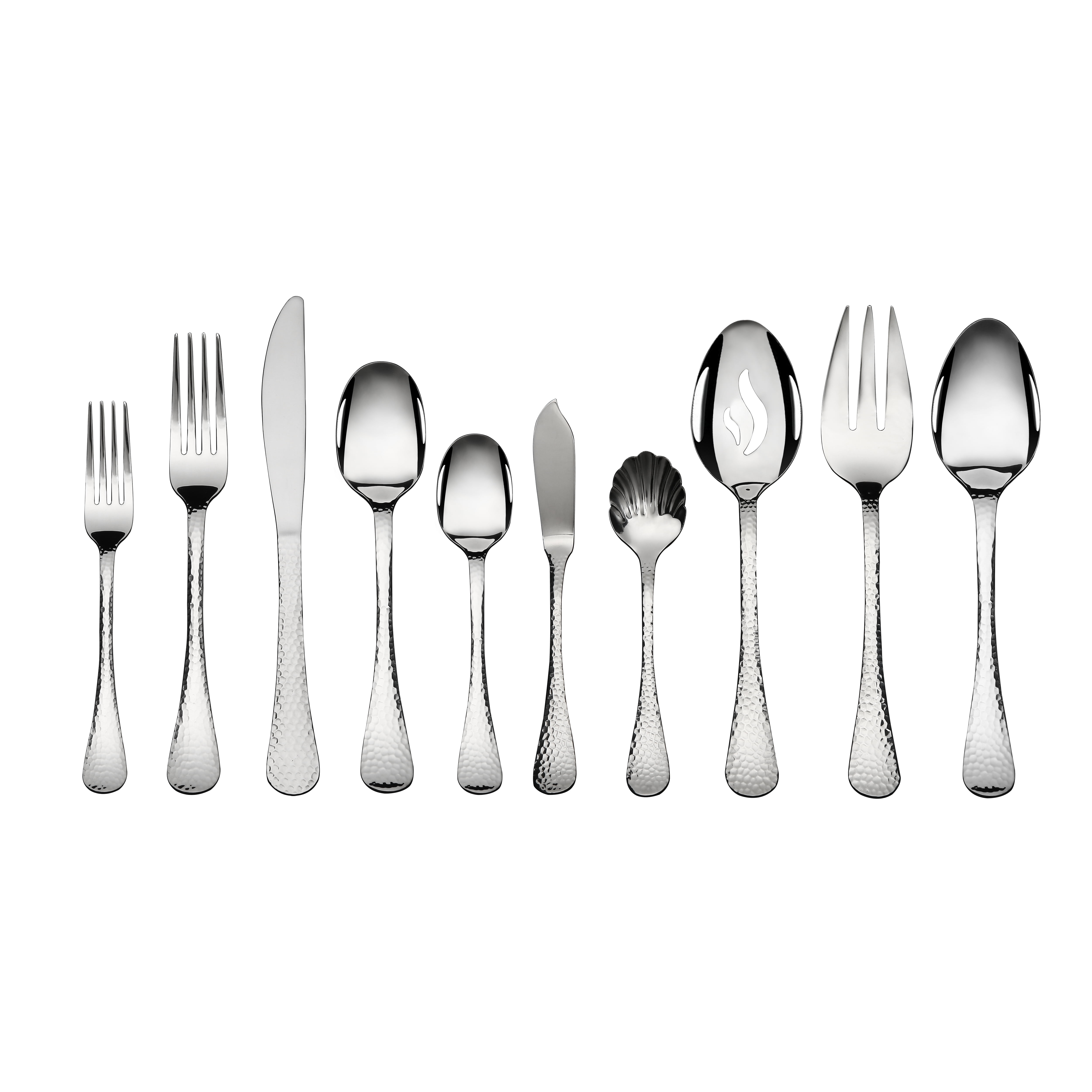 Mainstays Winfield Stainless Steel Flatware Set, 45 Piece – Walmart ...