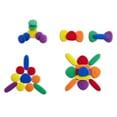 edxeducation Rainbow Pebbles Activity Set - Junior - 36 Pebbles + 16 ...
