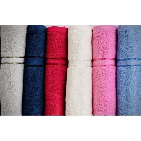 Springfield Linen Luxurious Viscose Embroidered 6 Pack Bath Towels ...