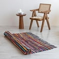 HOMEMONDE Multi Colorful Area Rugs Recycled Farmhouse Braided Dormats ...