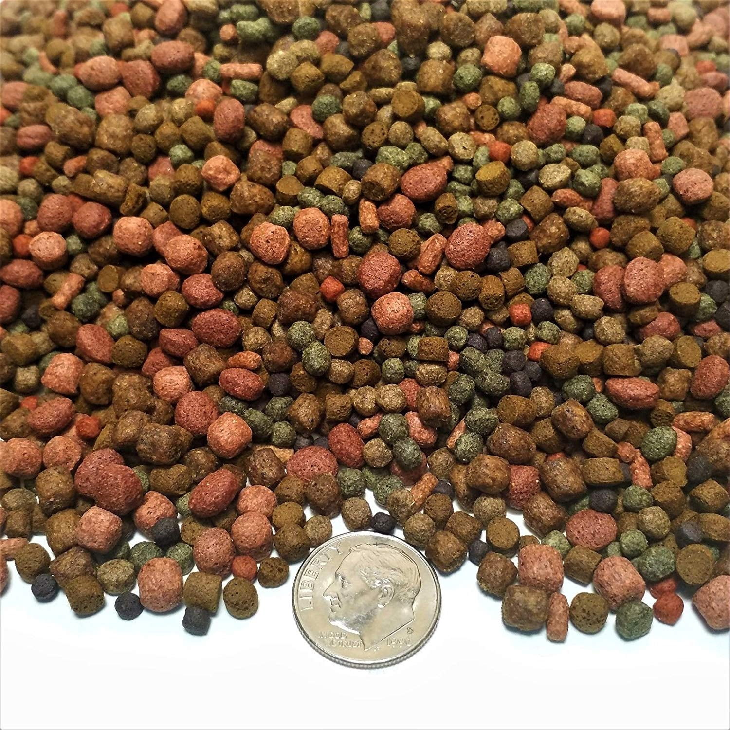 Aquatic Foods 11-Type Medium/Large Fish Ultra Premium Floating Pellet ...