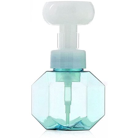 Irregular shape bottle, plastic shower gel emulsion, transparent flower ...