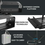 ILOKNZI 16in Large Folding Teleprompter for 4-12.9in Tablets with Angle ...