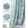 Blue Conch Blackout Curtains for Bedroom Living Room Darkening Curtains ...