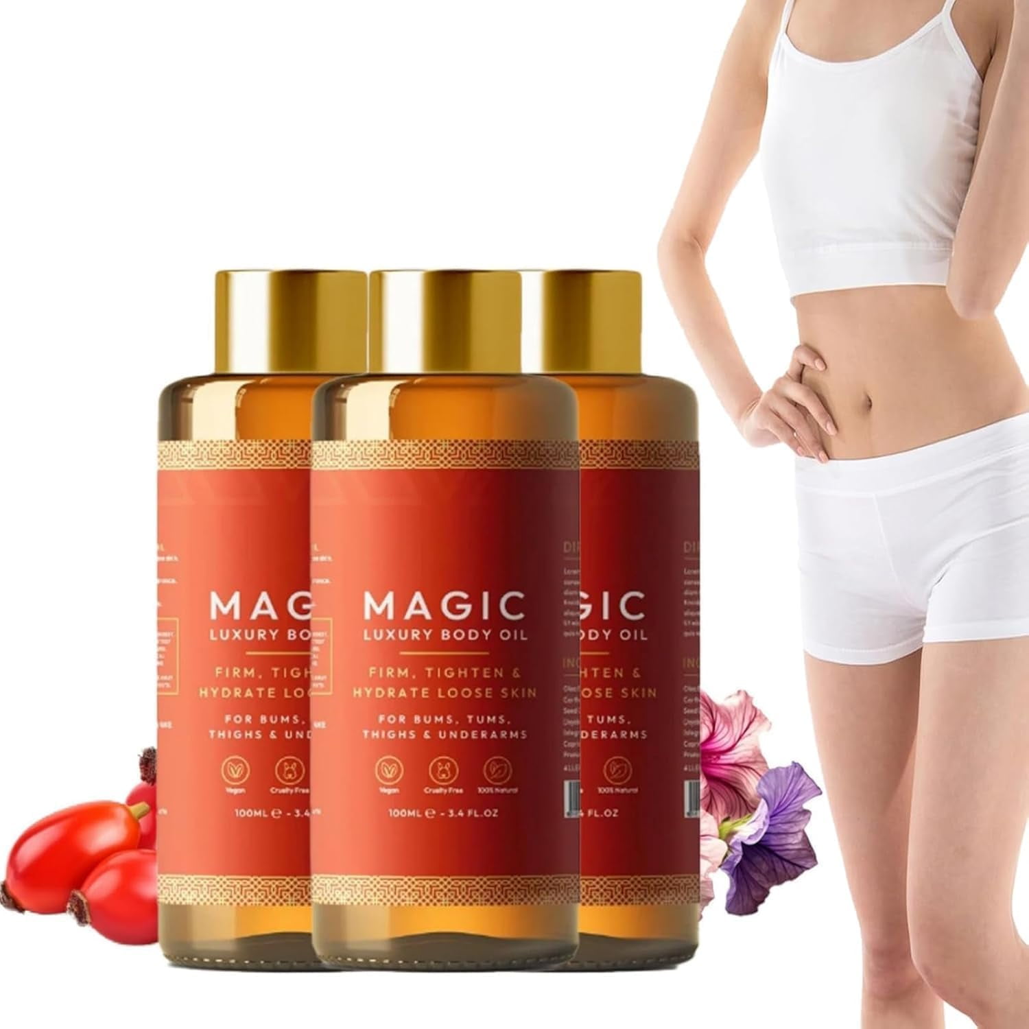 Click here for Foraging Dimple 3 Pcs Magic Body Oil - 100ml  Coll... prices