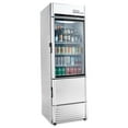 Levella PRFIM1256DX Glass Door Commercial Refrigerator-Freezer, 12.5 cu ...
