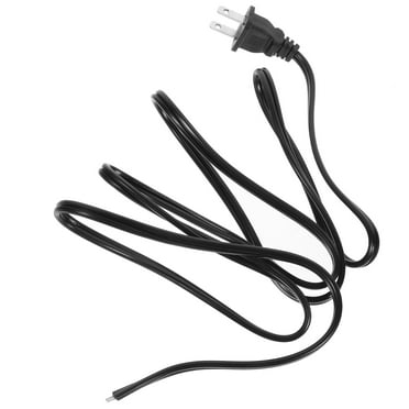 JSER USA Outlet Saver Power Extension Cord Cable 2-prong 2 Outlets for ...