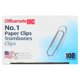 Officemate No. 1 Smooth Paper Clips, 100 Clips, Silver (99911 ...