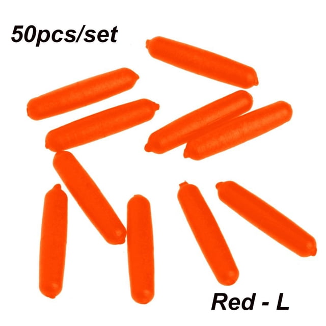 50pcs/bag High Quality Night EPS Rig Rigging Material Bottom Oval ...