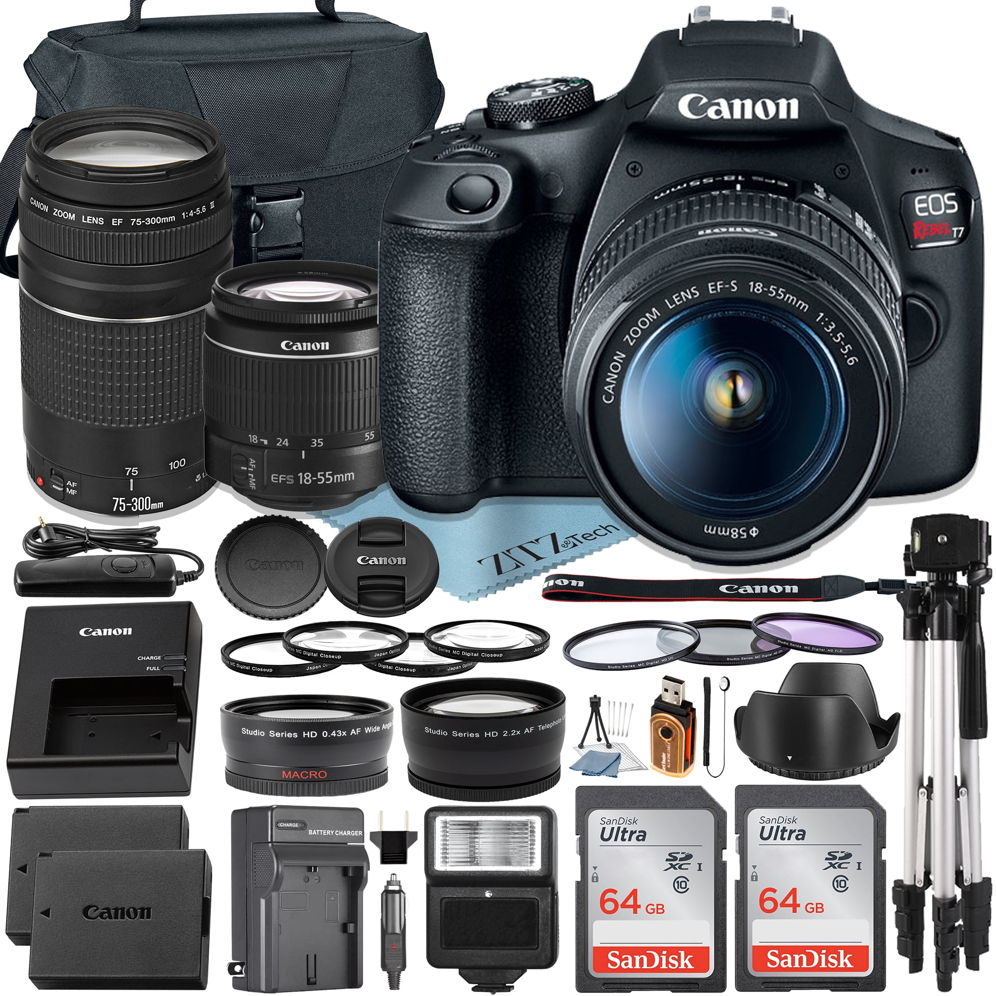 Click here for Canon Eos Rebel T7 Dslr Camera With 18-55mm + 75-3... prices