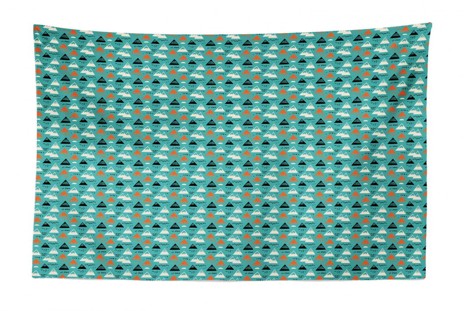 Triangles Tapestry, Continuous Diagonal Squares Lines Art in Tricolor ...