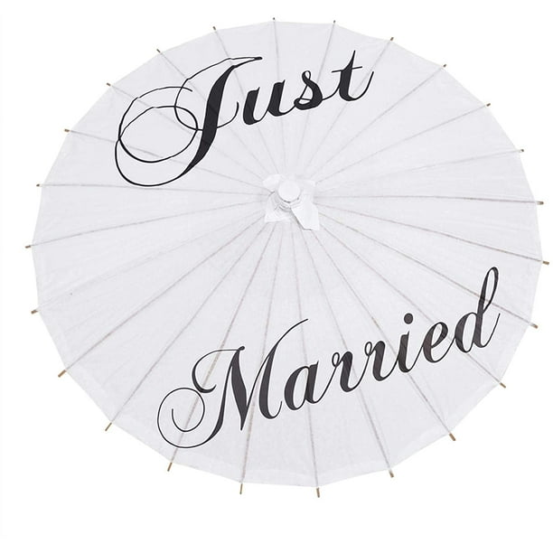 3 Types White Umbrella, Umbrella, White for Stage Scene Wedding ...