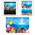 Aquarium Background Poster Fish Tank Decoration Landscape - Multicolor ...