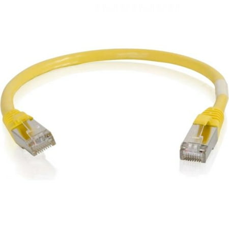 C2G 6in Cat6 Snagless Shielded (STP) Network Patch Cable - Yellow ...