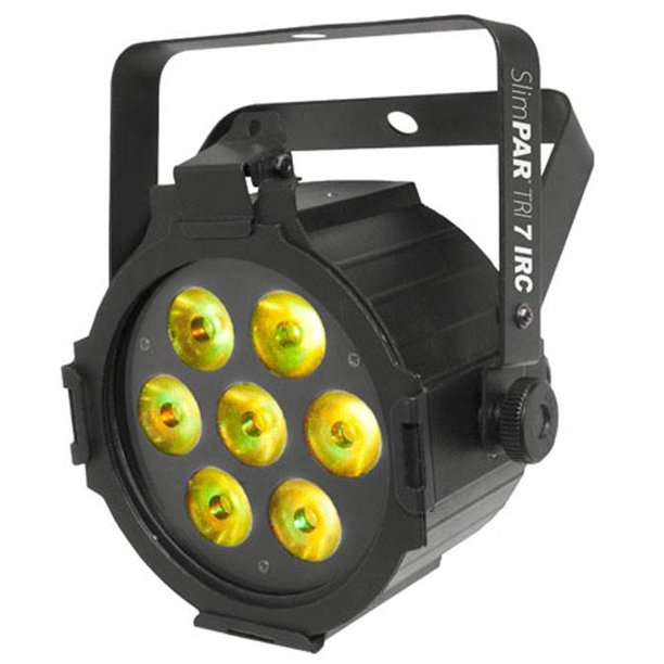 NEW! Chauvet SlimPar Tri 7 IRC DJ High Powered LED DMX RGB Par Stage ...