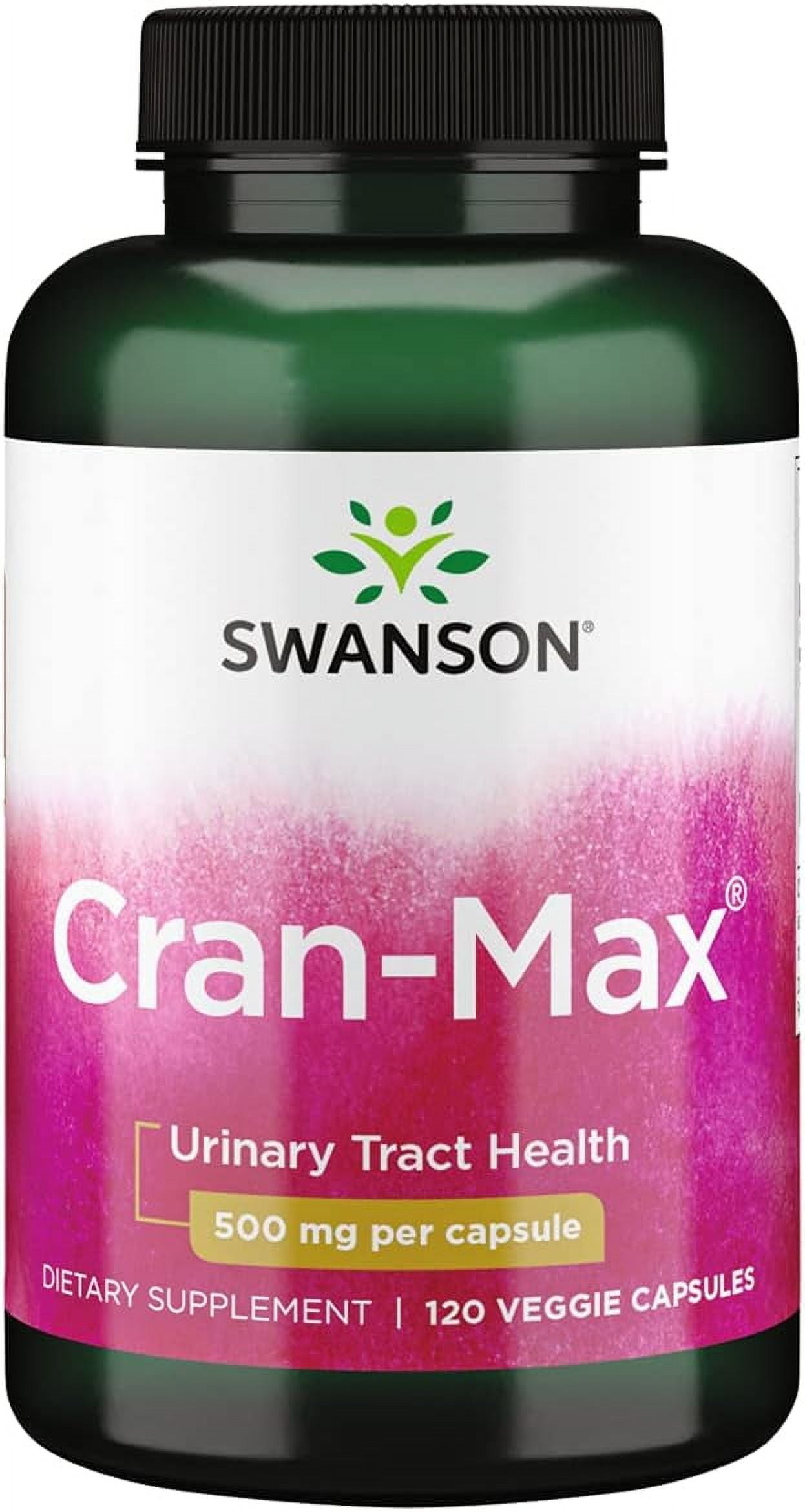 Swanson Cran-max 500mg Salud Tracto Urinario 120 Cápsulas | Bodega Aurrera en línea