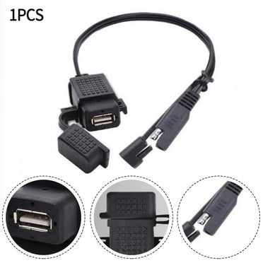 KERISTE Waterproof Motorcycle Sae To Usb Cable Adapter Kit for Phone ...