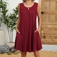 Bixock Dresses for Women,Women Oversize Mini Dress,Women's Solid Color ...