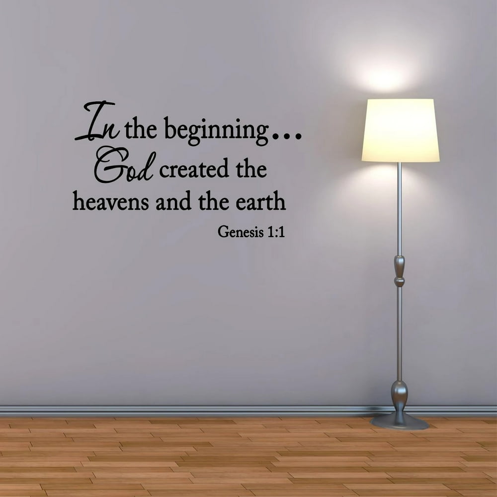 VWAQ In the Beginning God Created the Heavens and the Earth Genesis 1:1 ...