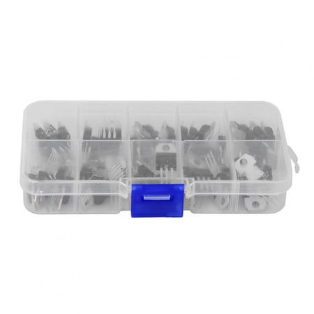 Practical Transistor Kit, 10 Models Silicon Transistors Assortment Kit ...