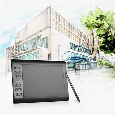 Monoprice 10 x 6.25-inch Graphic Drawing Tablet (4000 LPI, 200 RPS ...