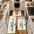 3PCS Kitchen Rugs, Welcome Door Mat set, Home Decoration for Front Door ...