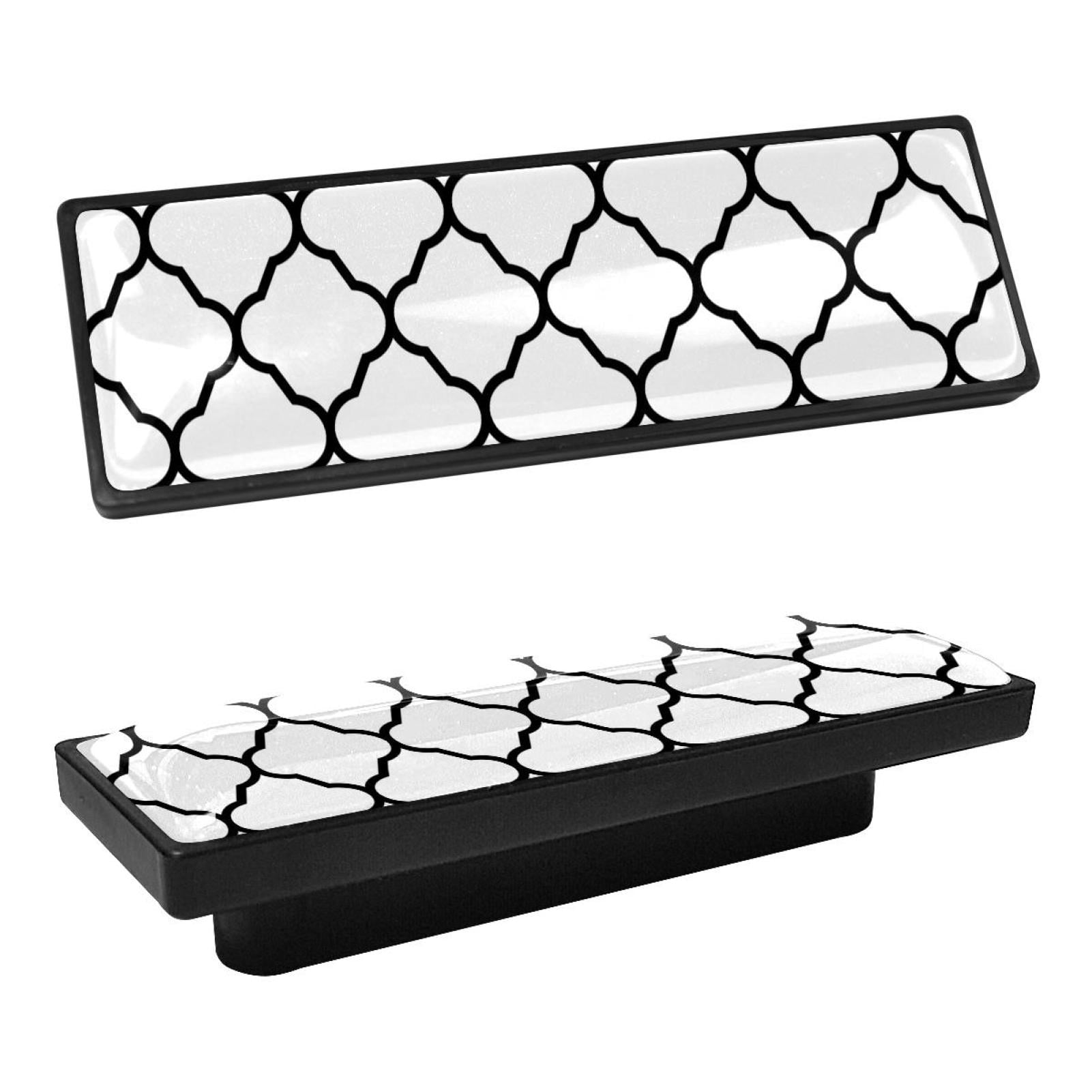 4 Pcs Rectangle Cabinet Handle Cupboard Knob Drawer Pulls Handle ...