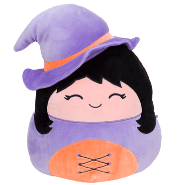 Squishmallow 12" Halloween Grace the Ghost with Orange and Black Hat ...